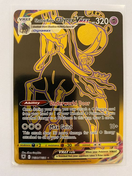 Pokemon Shadow Rider Calyrex VMax TG30 Astral Radiance EN | Kaufen auf ...