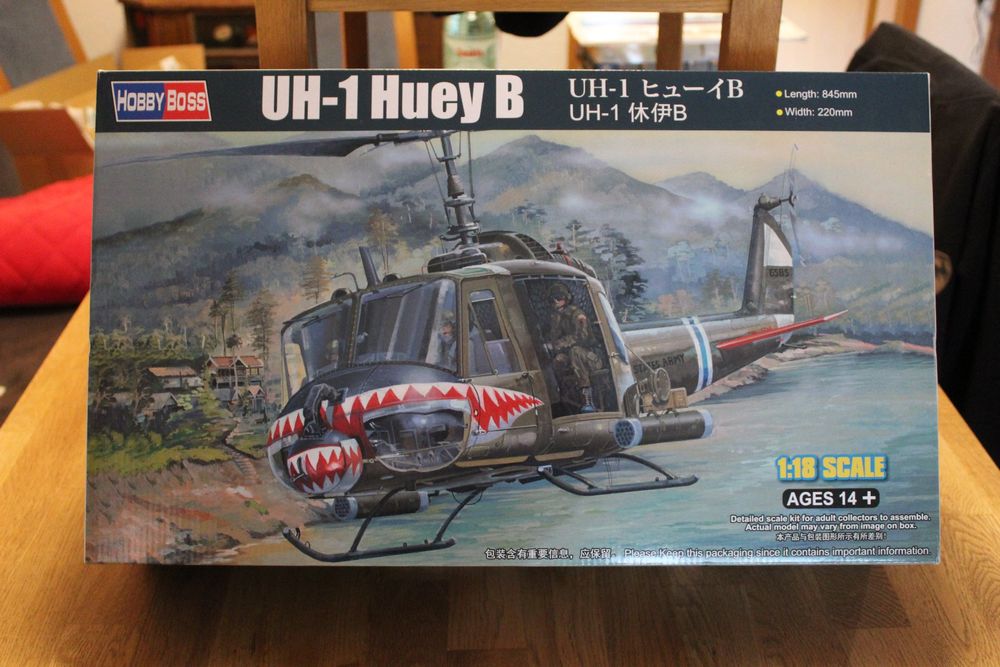 Hobby Boss UH-1 Huey B Scale 1/18 !! | Kaufen auf Ricardo