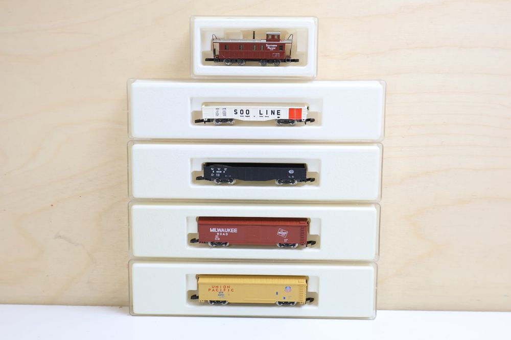 Märklin mini club 5 x US Wagen Set 8640/41/42 & mehr - Top (Gebraucht ...