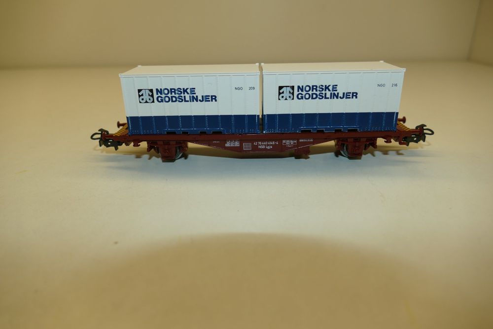Märklin H0: NSB Containerwagen Norske Godslinjer (Neu (gemäss ...