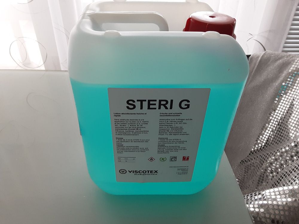 3 st..medizinisches Desinfektions mitel sehr stark steri G-- (Neu und ...