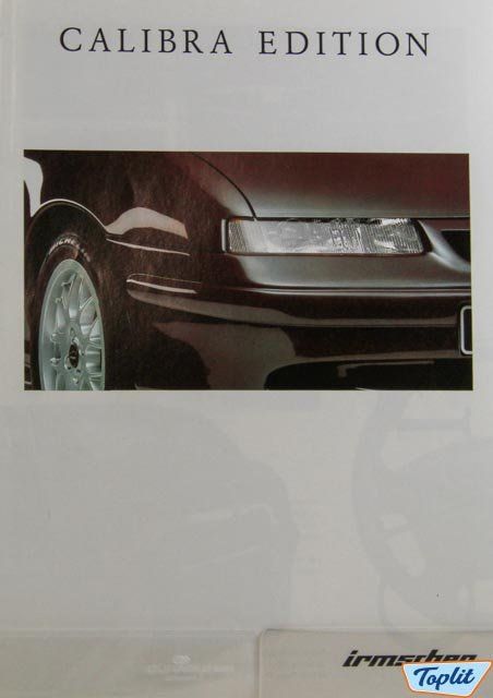 SONDER PROSPEKT IRMSCHER - OPEL CALIBRA EDITION - 1995 - DE | Kaufen ...