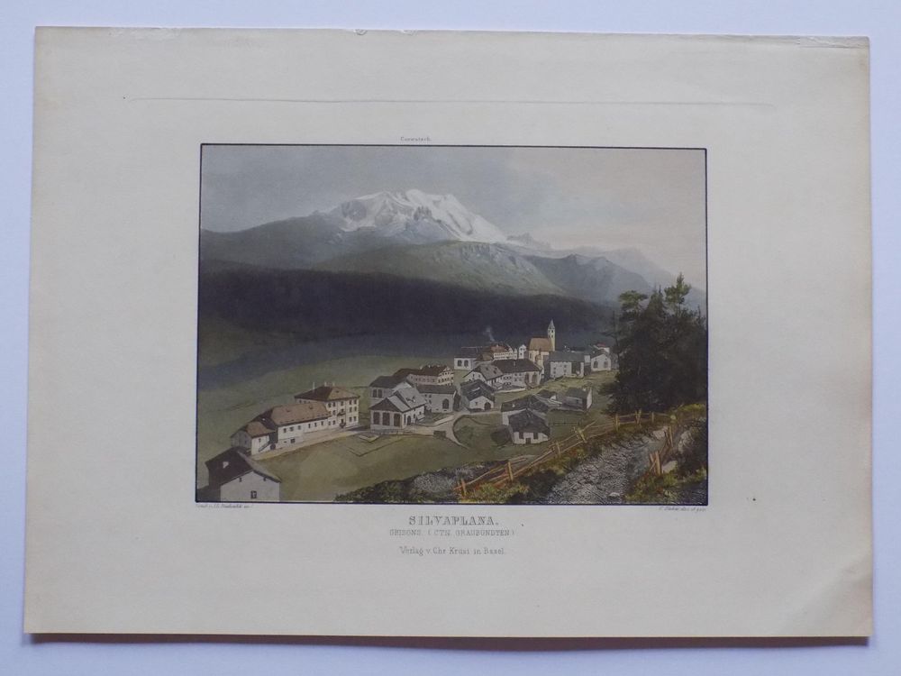 Silvaplana Corvatsch koloriert (Gebraucht) in Risch für CHF 80 – mit Lieferung auf Ricardo kaufen