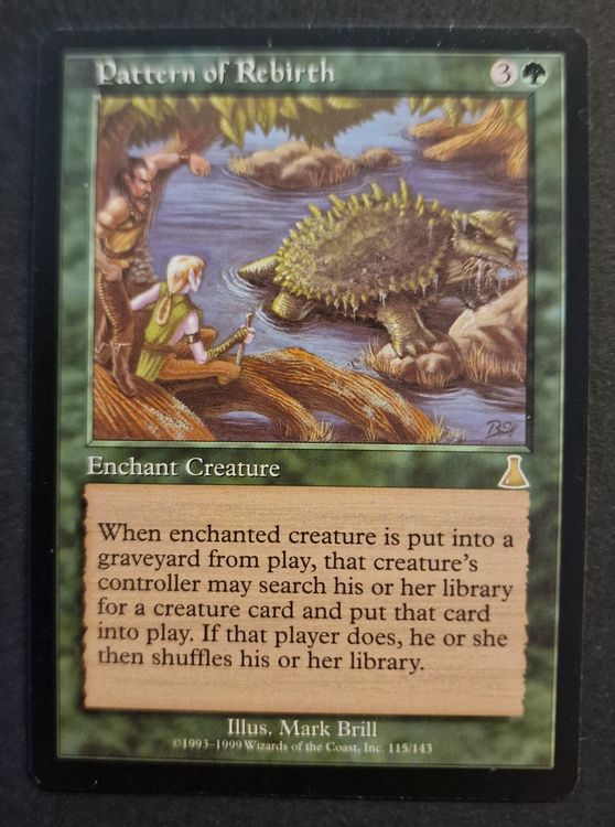 Pattern of Rebirth, Magic the Gathering (Gebraucht) in Hochdorf für CHF ...