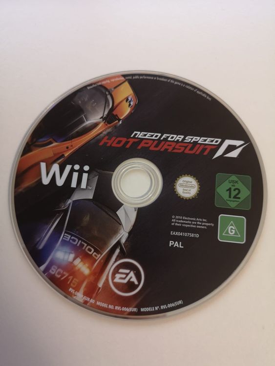 Need for Speed Hot Pursuit (Wii) (Gebraucht) in Herisau für CHF 5 – mit ...