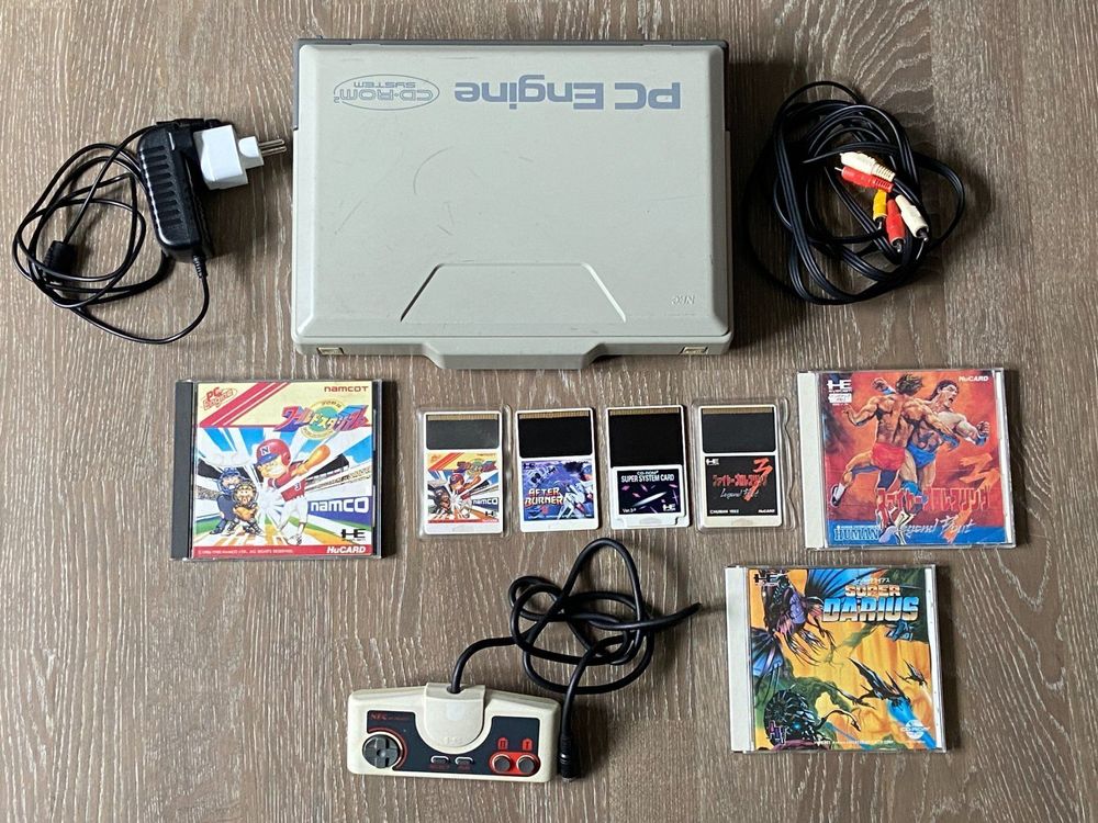 NEC PC Engine Console + CD ROM2 + 4 Games | Kaufen auf Ricardo