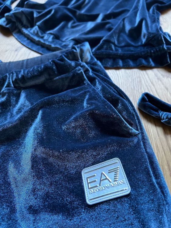 Emporio Armani EA7 velvet Jogginganzug Trainingsanzug Samt s (Neu ...
