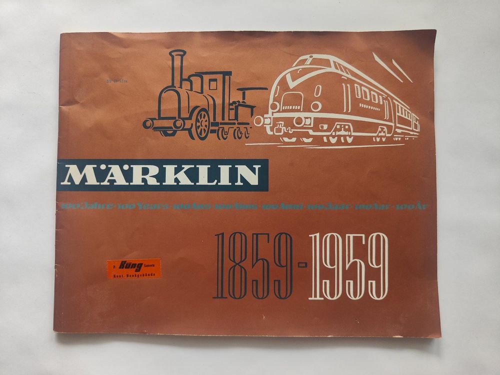 Märklin-Katalog 100 Jahre 1859-1959 (Gebraucht) in Langendorf für CHF 20 – mit Lieferung auf ...