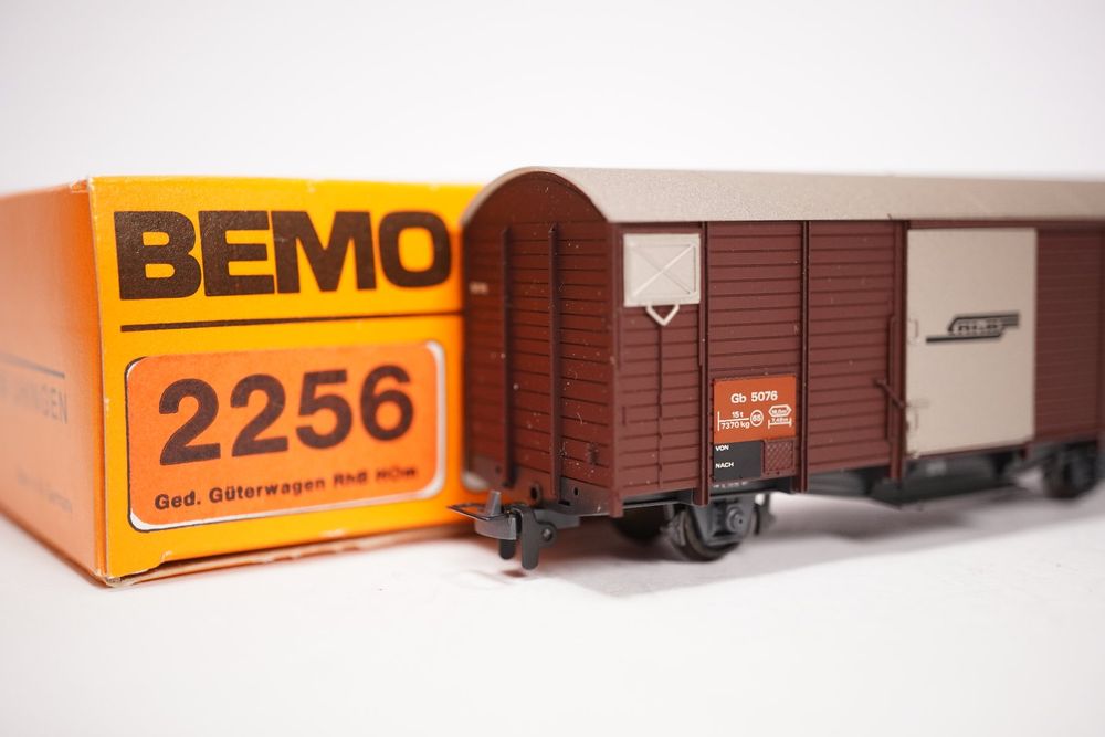 4∑ Bemo 2256 RhB Güterwagen Gb 5076 braun (Gebraucht) in für CHF 22 ...