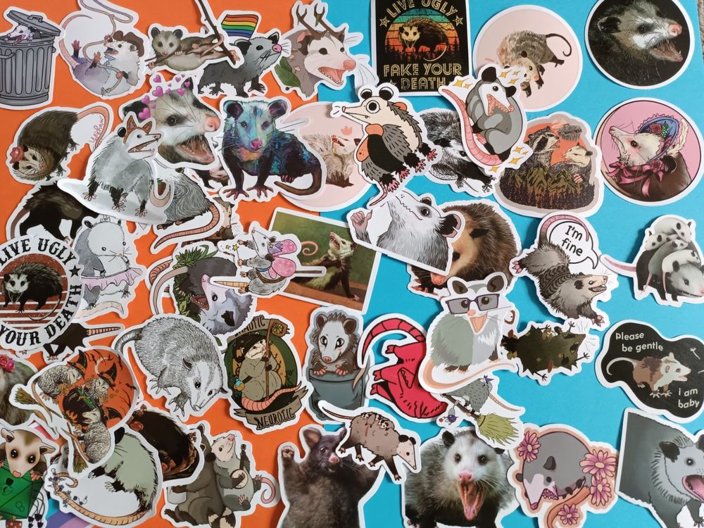 Set Tier Opossum Sticker Aufkleber (Neu und originalverpackt) in ...