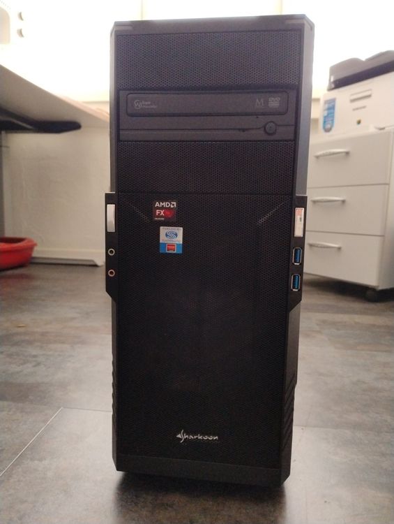 Windows 11 PRO PC ASRock, AMD, 16GB RAM, 480GB SSD, DVD RW (Gebraucht ...