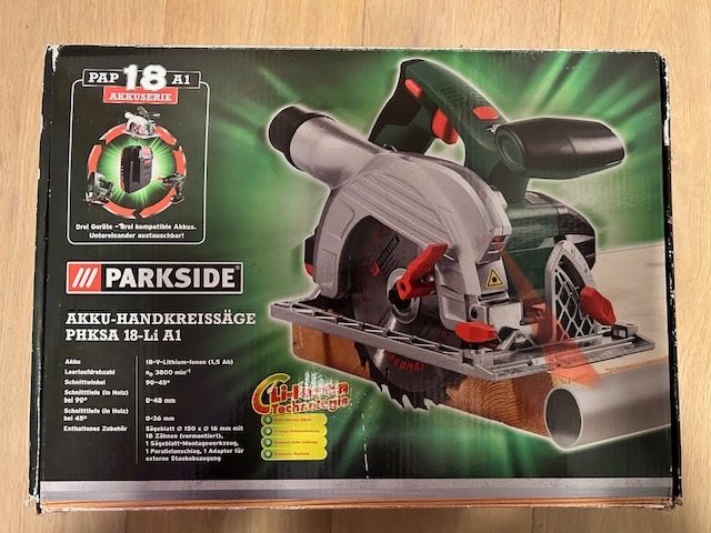 Parkside 18V Akku Handkreissäge PHKSA 18 Li | Kaufen auf Ricardo