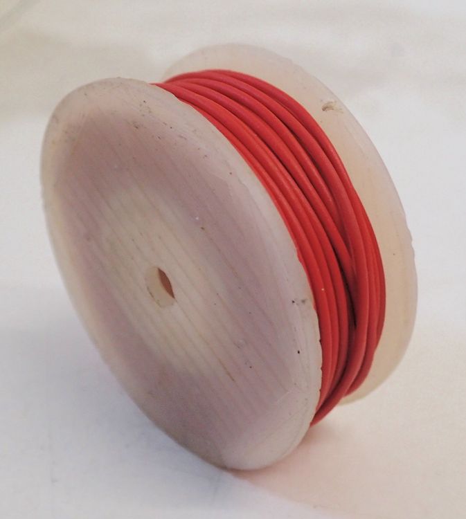 2 x rouleau de câble électrique avec gaine rouge | Kaufen auf Ricardo