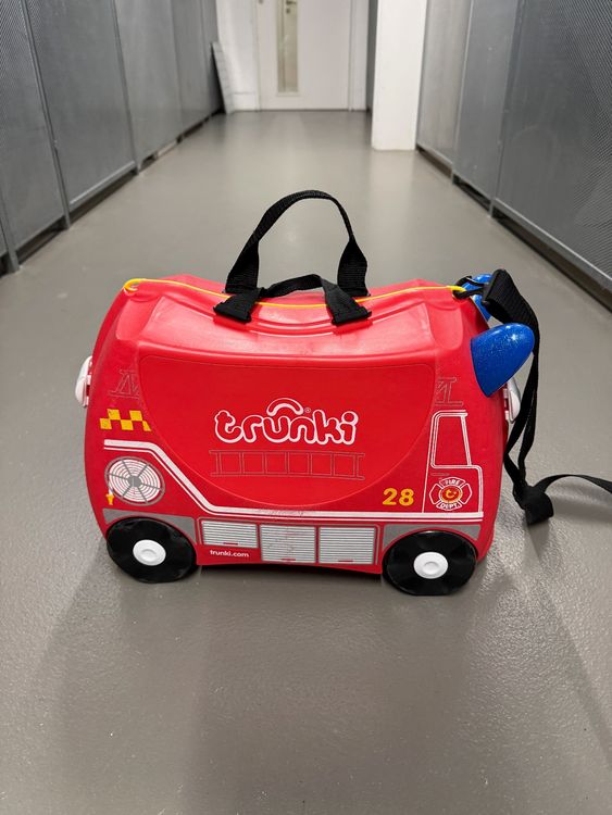 Trunki Reisetrolley Frank Fire Truck, Rot, Zubehör (Gebraucht) in ...