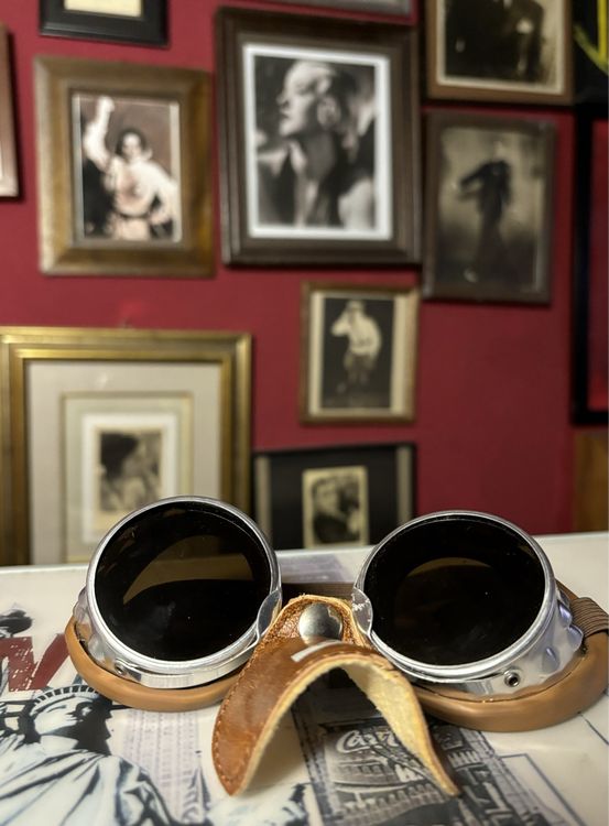 Vintage ski/ climbing goggles/ “BARUFFALDI”, ca 1959! RARE! | Kaufen ...