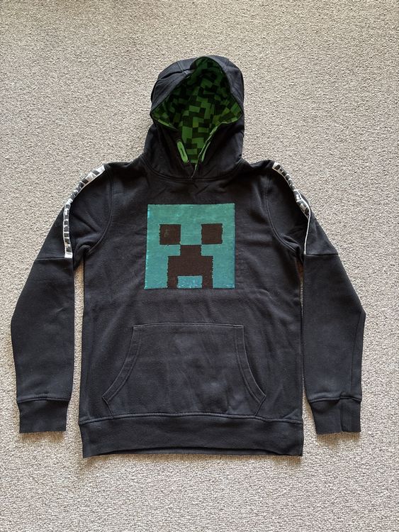Minecraft Creeper Hoodie Gr. 146/152 NEUW. (Neu (gemäss Beschreibung ...