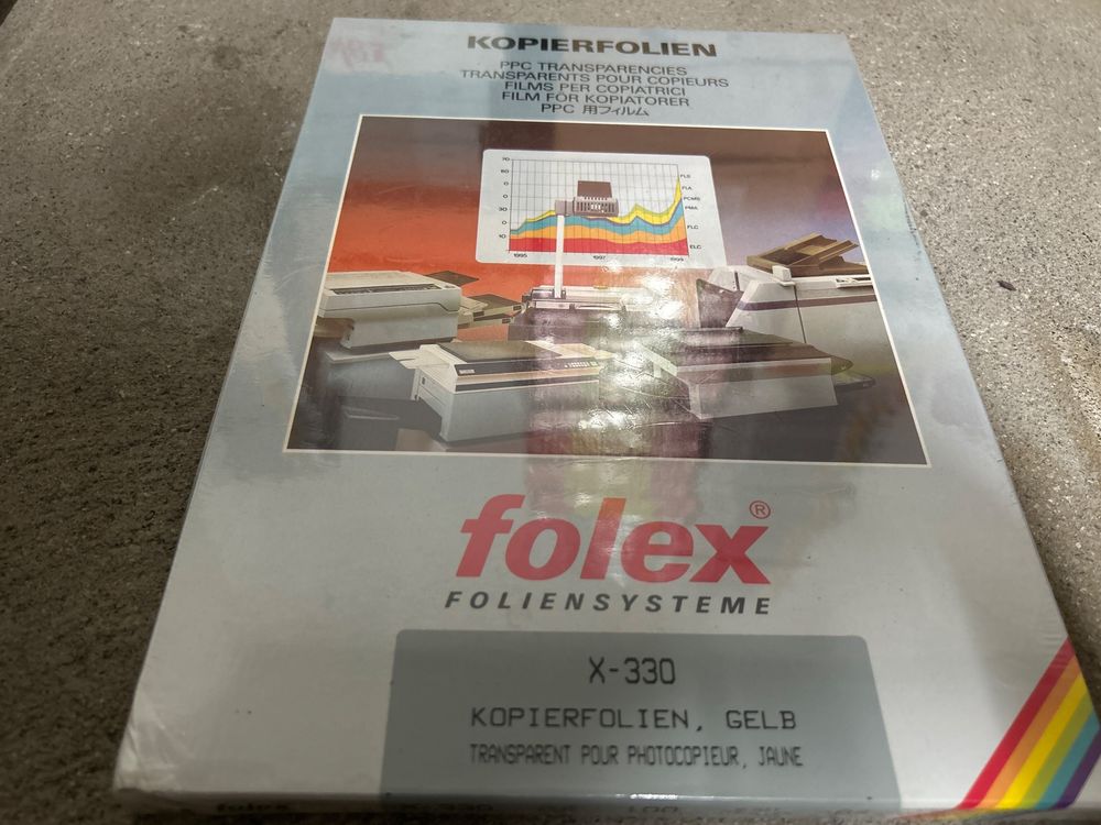 Folex Kopierfolien X-330 Gelb NEU (Neu und originalverpackt) in Regensdorf für CHF 8 – nur ...