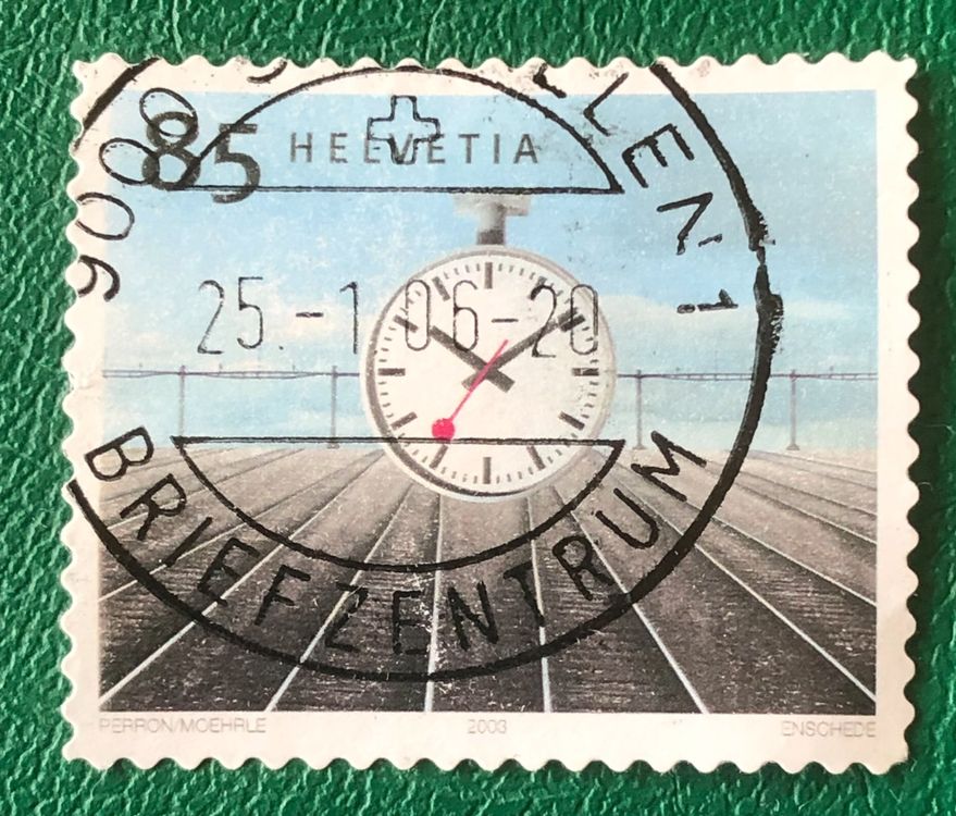 Nr.1108 mit VollStempel Bahnhofuhr St.Gallen (Gebraucht) in Aarau für CHF 0.25 – mit Lieferung ...