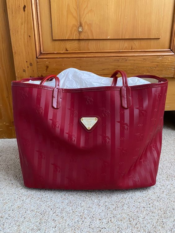 🎀👜Maison Mollerus Shopper/Handtasche in rot 🎀👜 | Kaufen auf Ricardo
