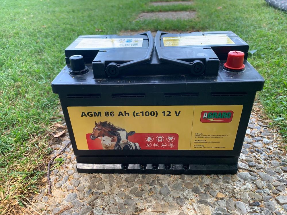 AGM Batterie Agraro 86Ah, 12V - Neu, nie gebraucht. (Neu (gemäss ...
