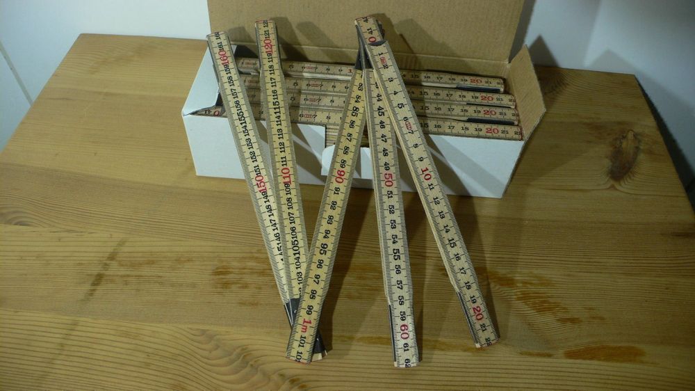 10 x Doppelmeter, Gliedermeter aus Holz (Neu und originalverpackt) in Windisch für CHF 33 – mit ...