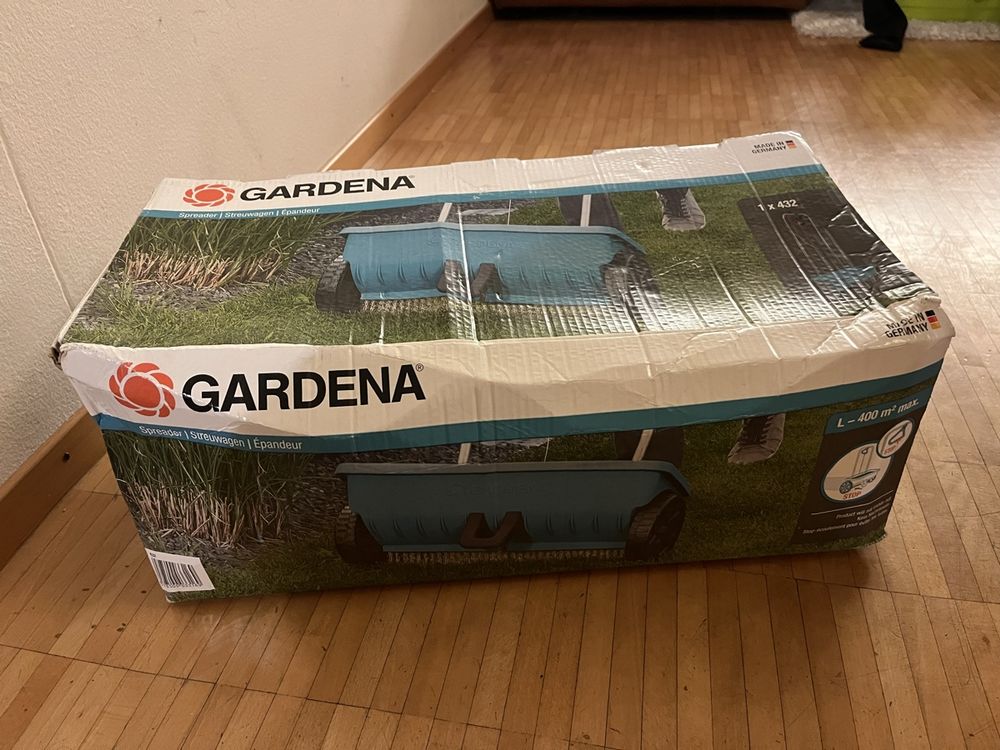 Streuwagen gardena L (Neu und originalverpackt) in Zürich für CHF 40 – mit Lieferung auf Ricardo ...