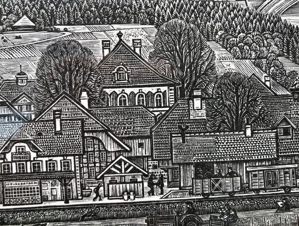 Holzschnitt "April" von Emil Zbinden | Kaufen auf Ricardo