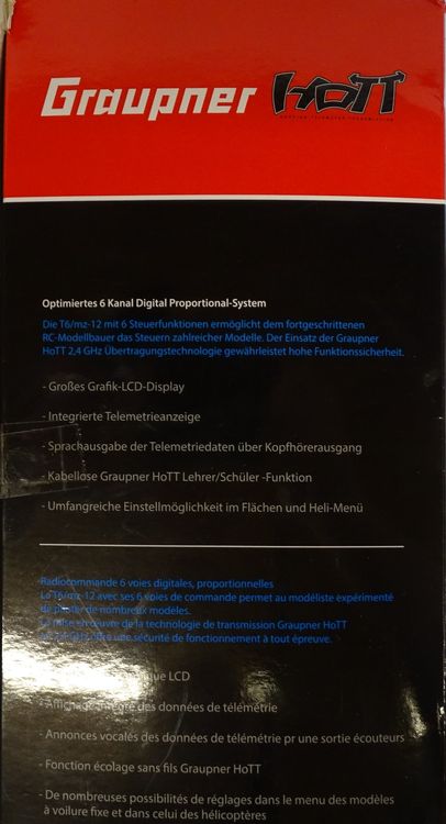 Graupner Hott / mz-12 (Neu (gemäss Beschreibung)) in Melchnau für CHF ...