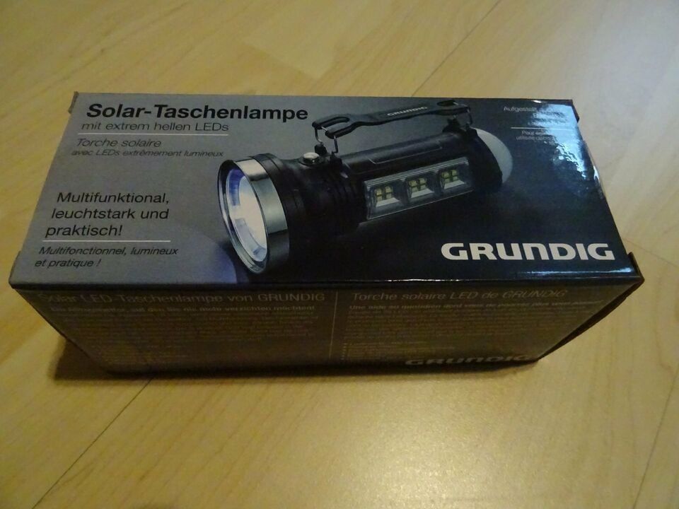 Solar-Taschenlampe GRUNDIG (Neu und originalverpackt) in für CHF 20 ...