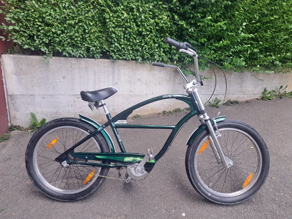 Cooles Easy Rider Velo Chopper grün | Kaufen auf Ricardo