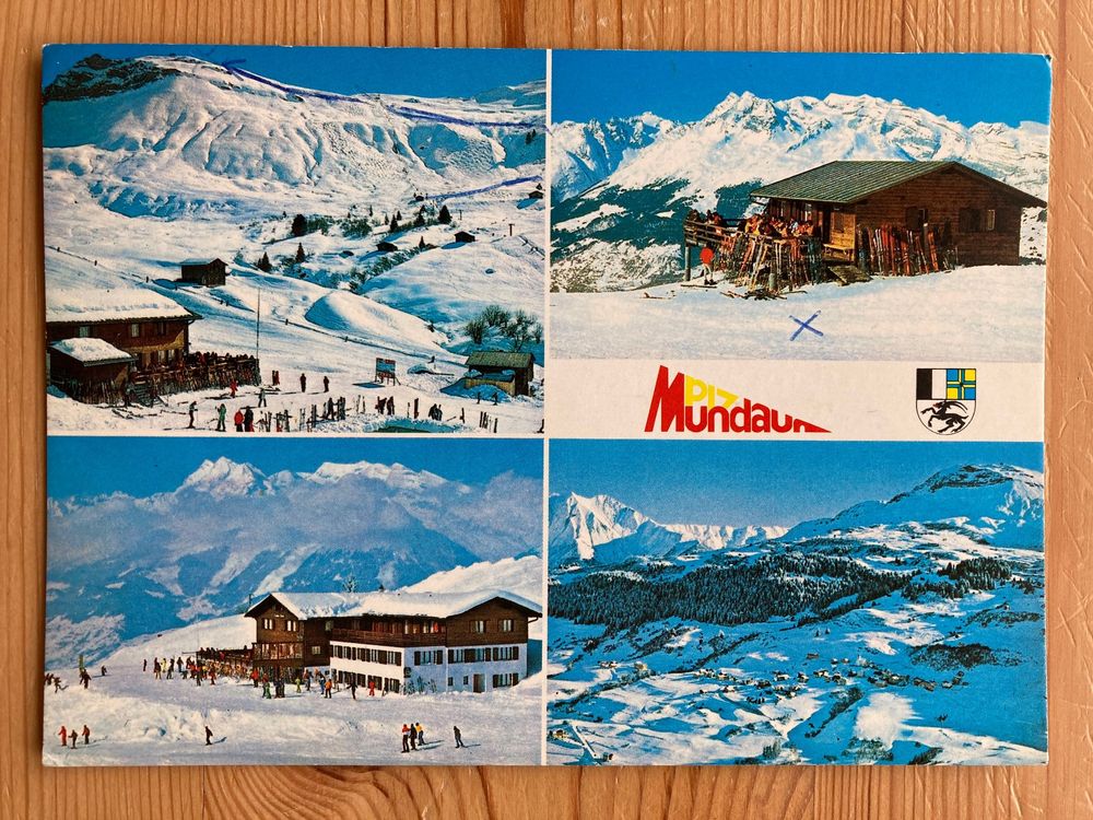 Obersaxen - Piz Mundaun - AK 1981 | Kaufen auf Ricardo