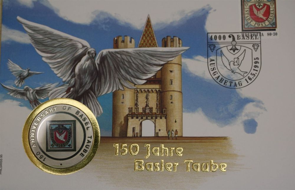 Münzbrief 150 Jahre Basler Taube | Kaufen auf Ricardo