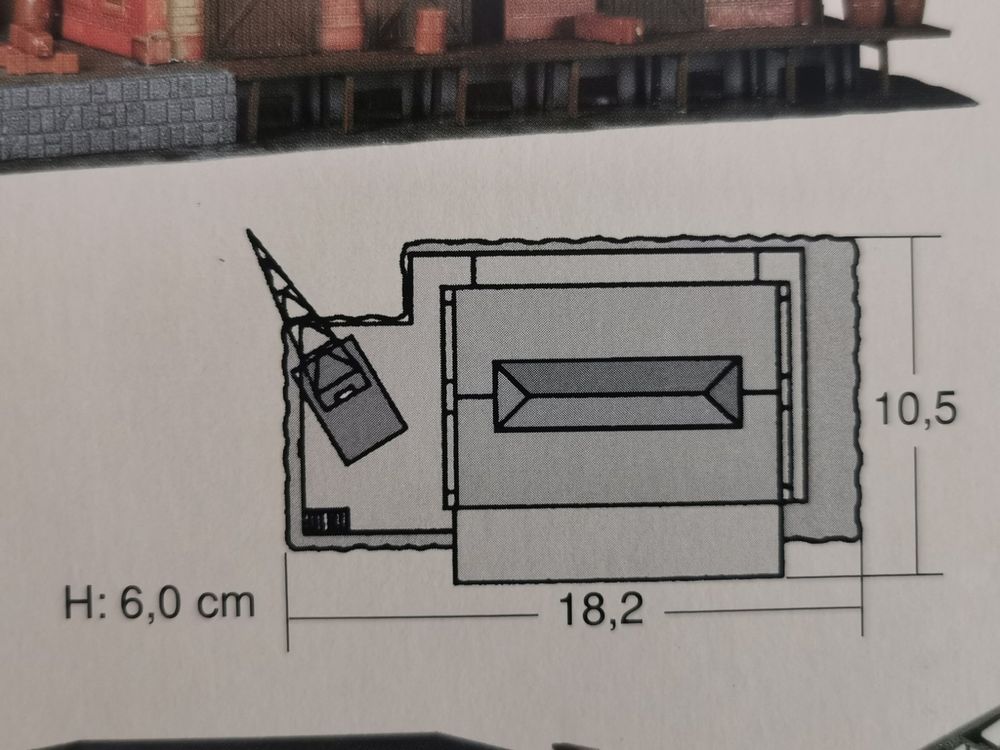 Modellbausatz Lagerhalle mit Ladekran, Faller 222180, OVP #2 | Kaufen ...