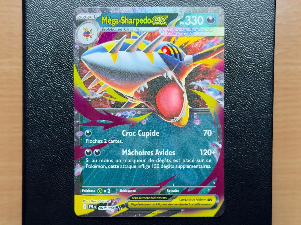 Méga-Sharpedo EX (061/094) - ME02 - PFL FR (D'occasion) à Chézard-St ...