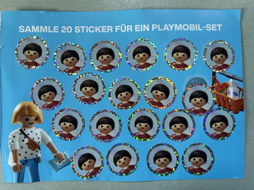 Playmobil Mania komplette Karte mit 20 Sticker, Migros (Neu (gemäss Beschreibung)) in St. Gallen ...