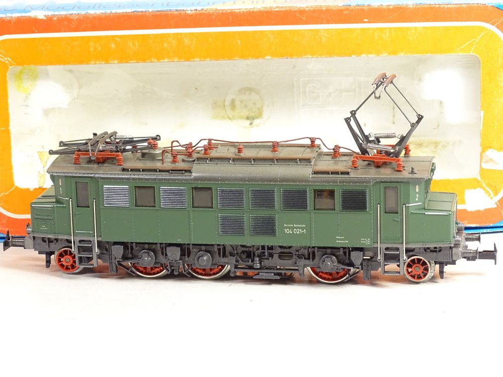 Märklin 3049 Elektrolok BR104 021-1 DB, Grün, H0,WS/AC,OVP (Gebraucht ...