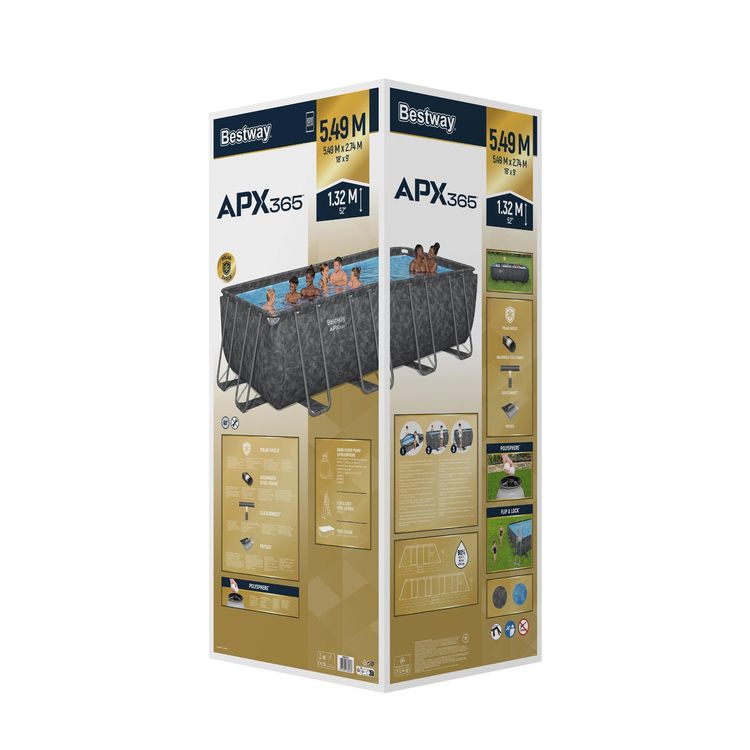 Bestway Pool Komplett-Set APX365 549 x 274 x 132 cm (Neu und originalverpackt) in Baar für CHF ...