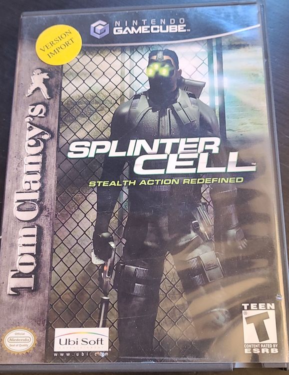 Splinter Cell jeu Nintendo GameCube - Version US (D'occasion) à Morges ...