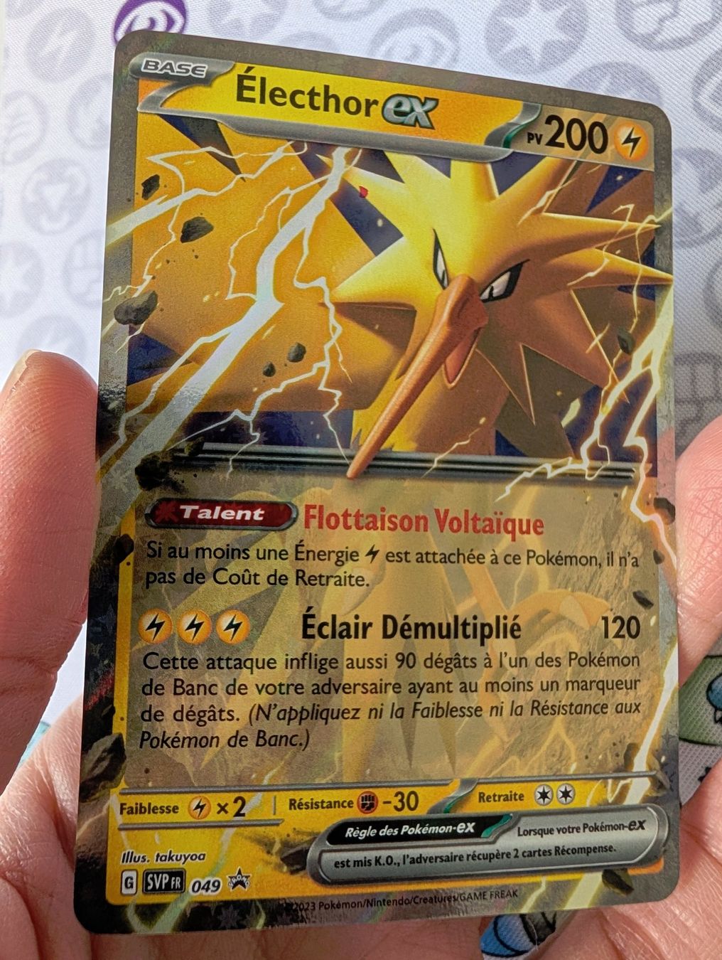 Carte Pokémon FR PROMO Électhor ex 049 SVP (Neuf (Voir description)) à ...