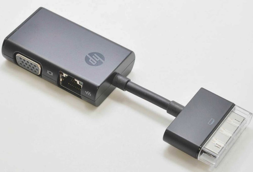 HP Dock Connector to Ethernet / VGA Adapter (Gebraucht) in ...