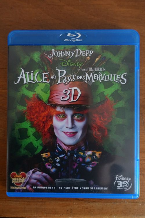 Alice Au Pays Des Merveilles 3 D Blu Ray Neu Gemäss Beschreibung