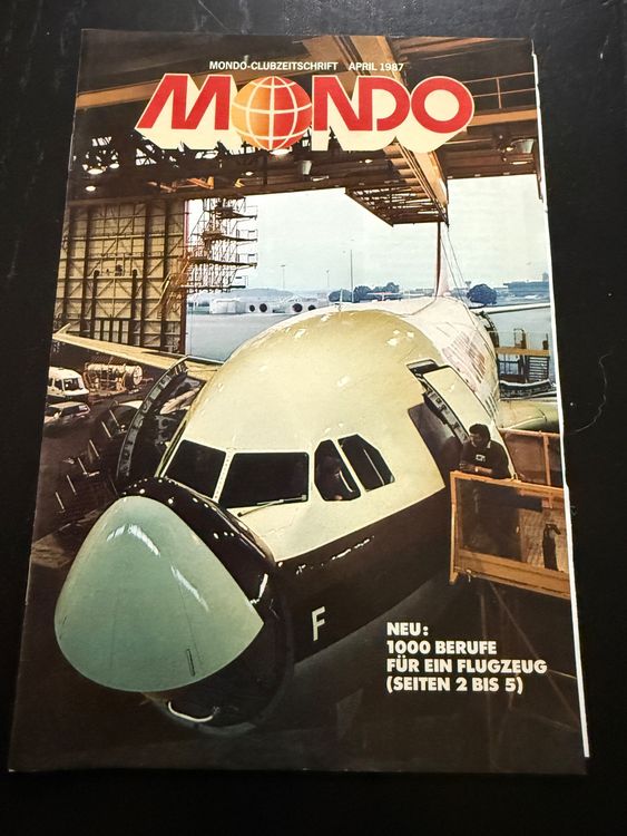 MONDO Clubzeitschrift April 1987 - Flugzeug Oldtimer Magazin (Gebraucht ...