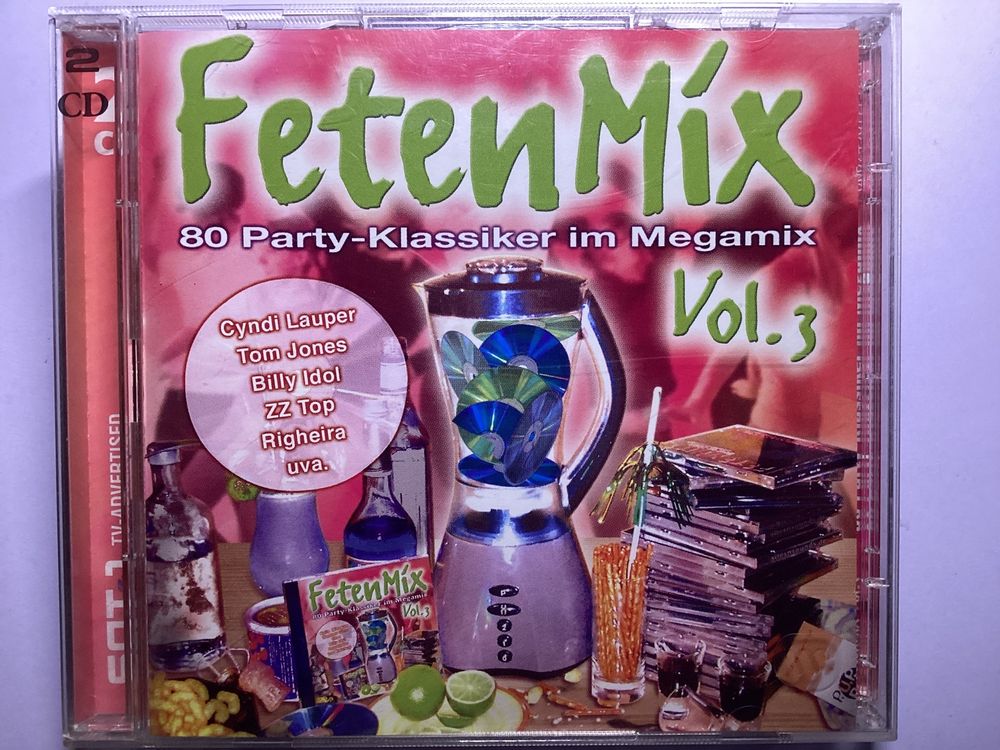 2CD Various – FetenMix Vol.3 (80 Party-Klassiker Im Megamix) | Kaufen auf Ricardo