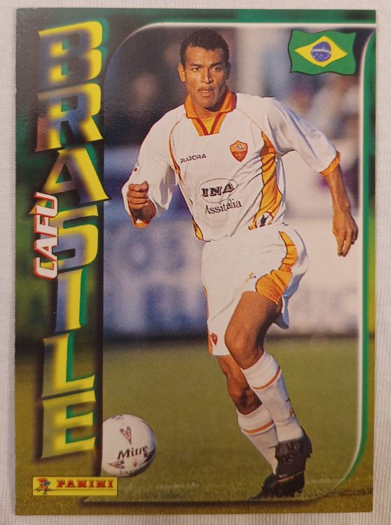 Panini WM 1998 Card CAFU AS Roma Brasilien Fussball Azzurri | Kaufen ...