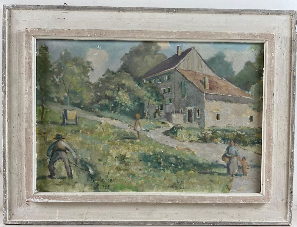 20er Landschaft Gemälde Signiert (Gebraucht) in Neuhausen am Rheinfall für CHF 10 – mit ...