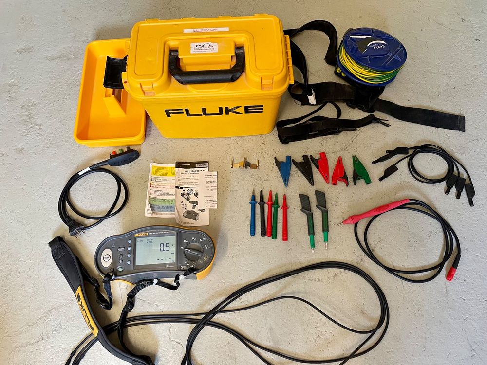 Fluke 1663 NIV Messgerät mit Erdspule, Zubehör, Koffer 2018 | Kaufen ...