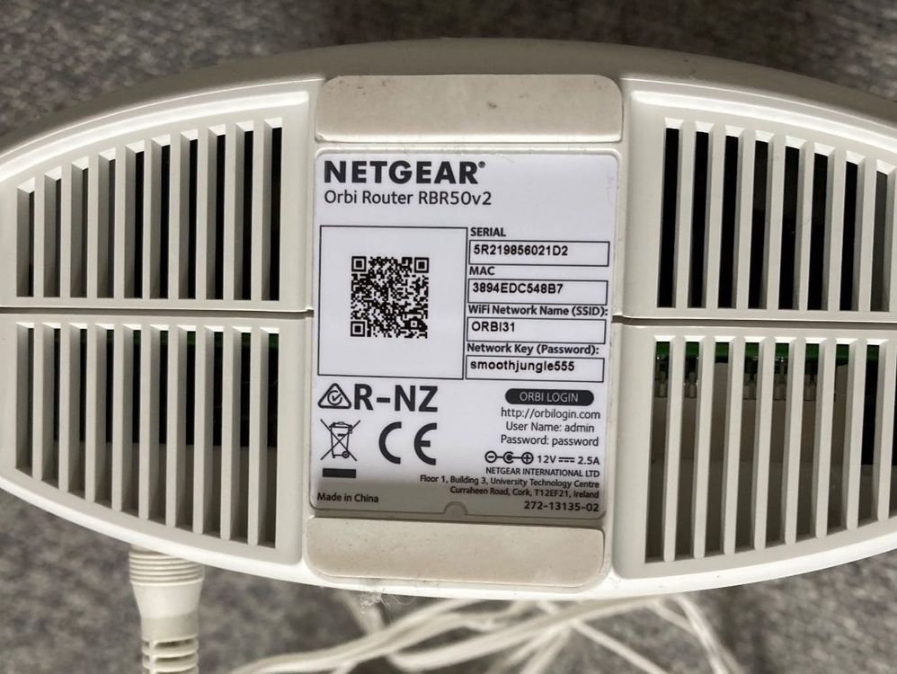 Netgear Orbi Router RBR50v2 (Gebraucht) in Büron für CHF 41 – mit ...