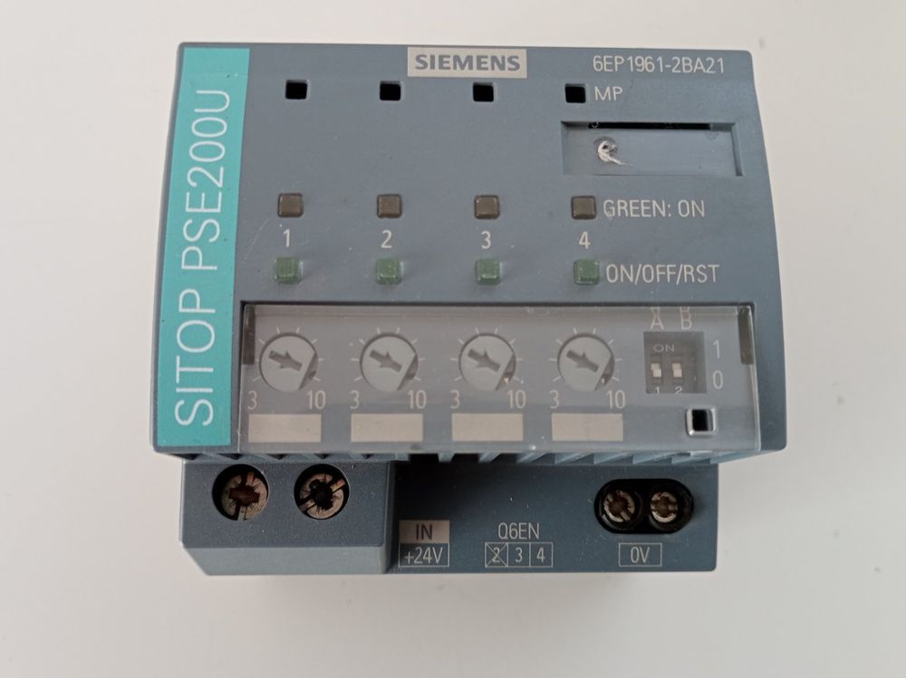 Siemens SITOP PSE200U 10 A Selektivitaetsmodul 6EP1961-2BA21 (Gebraucht ...
