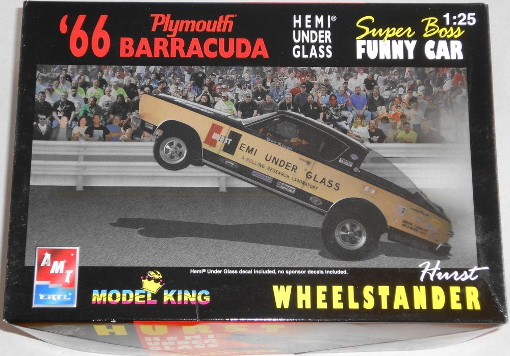 AMT 1966 PLYMOUTH BARRACUDA HURST HEMI UNDER GLASS 1:25 (Neu (gemäss ...