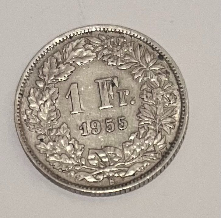 1 Franken 1955 (Gebraucht) in Herrliberg für CHF 8 – mit Lieferung auf Ricardo kaufen